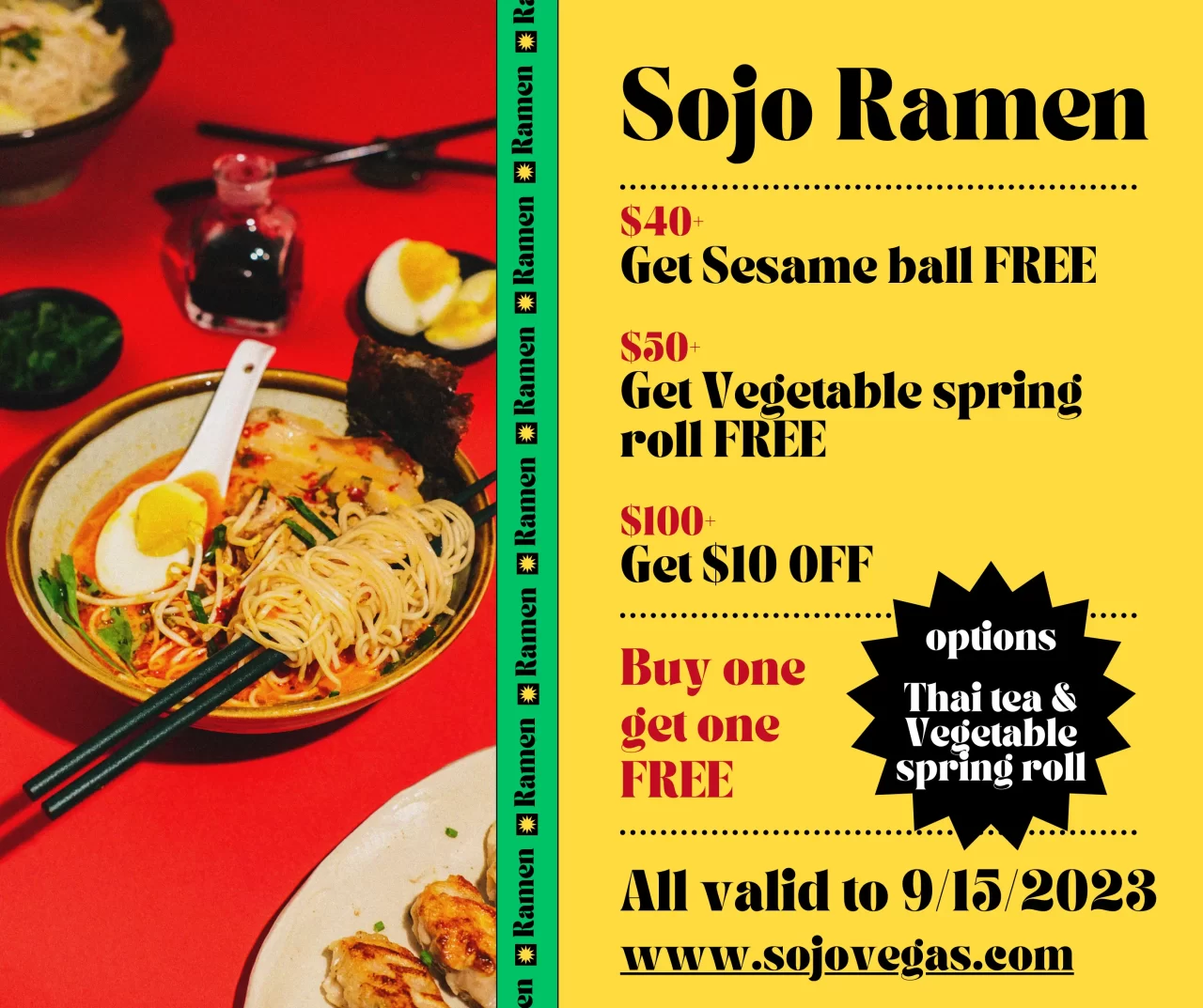 Sojo Ramen｜Online Order｜Las Vegas｜NV